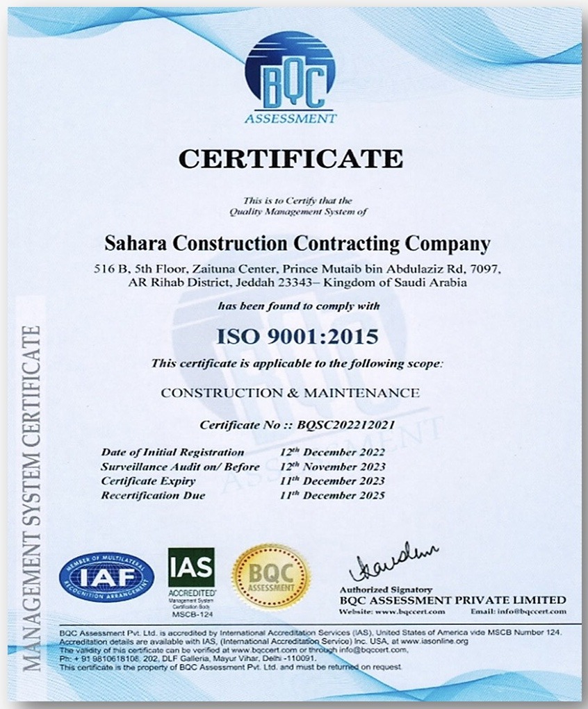 SAHARA CONSTRUCTION CONTRACTING COMPANY – My WordPress Blog